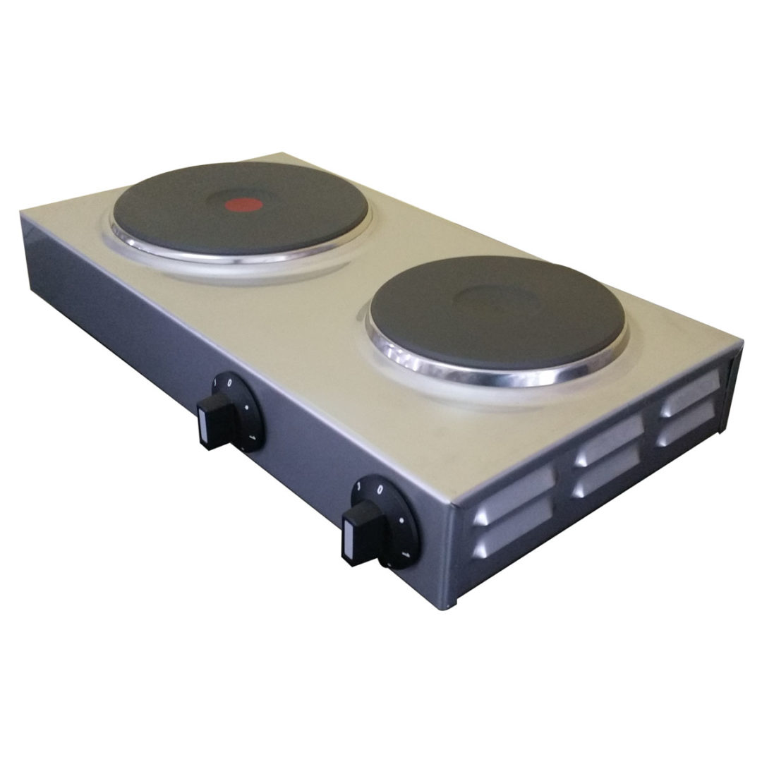 Anafe Electrico Doble Acero Inoxidable Hot Plate 2000w / 1000 W - GSA ...