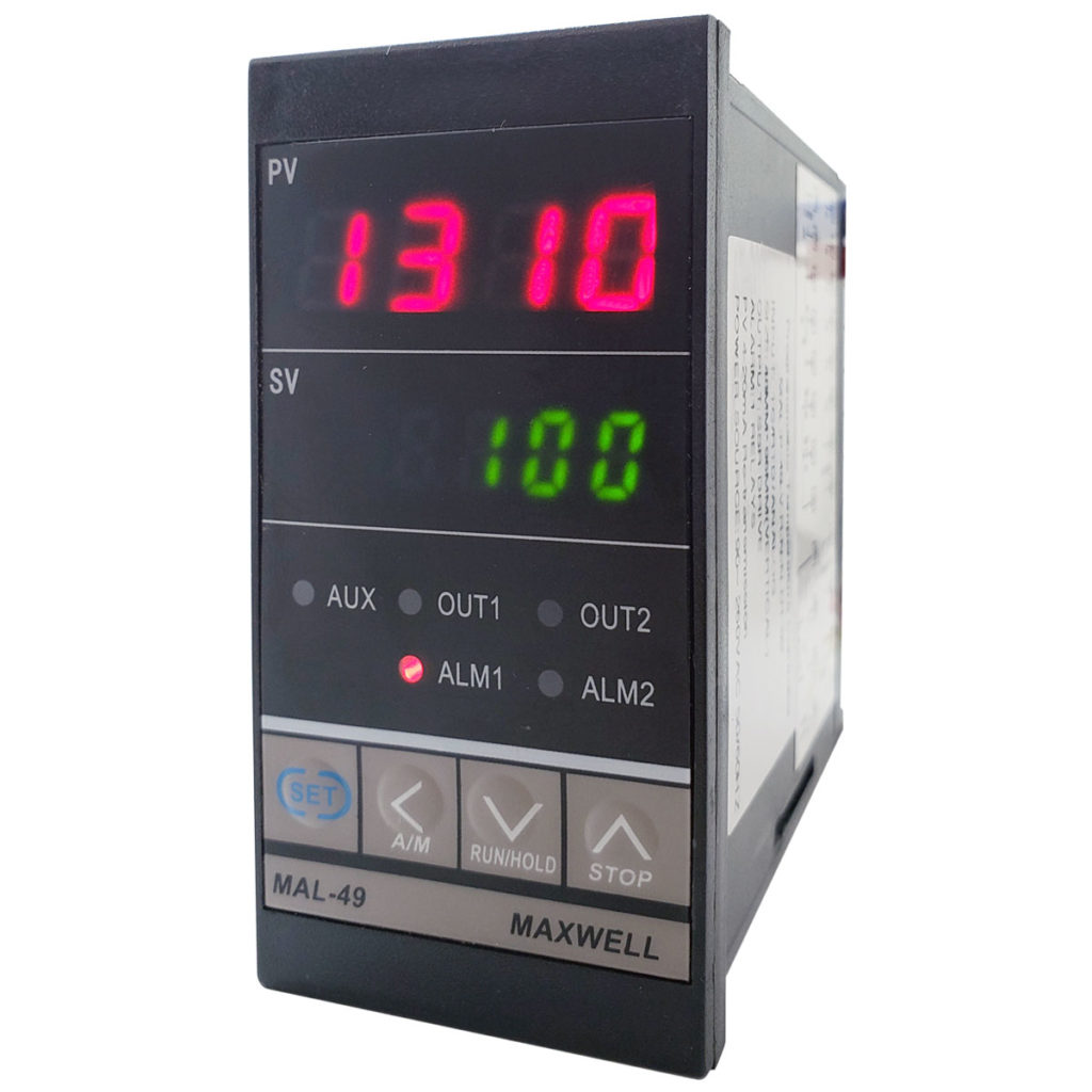 Controlador de Temperatura Maxwell MTD-48 48x48mm Entrada Universal - Salida de Control ...